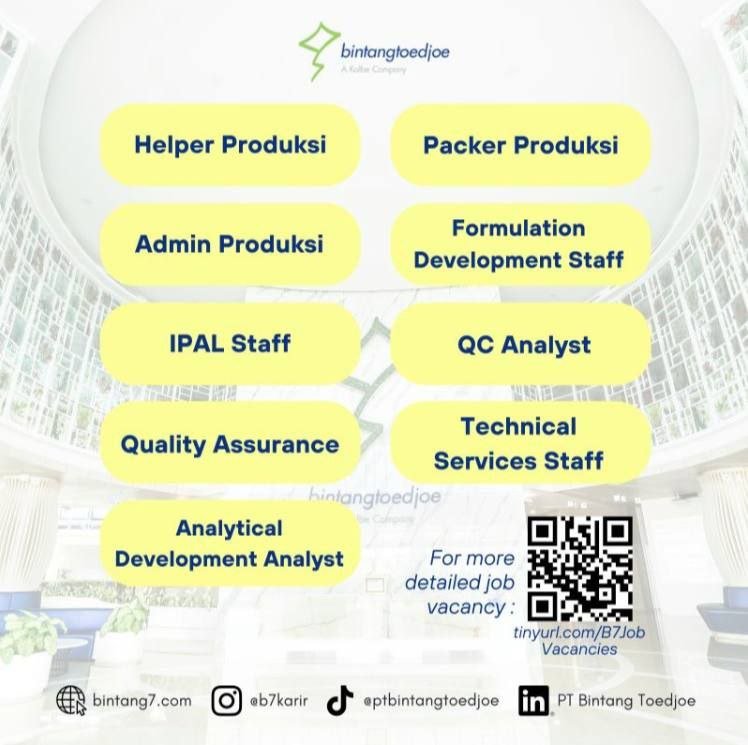 PT Bintang Toedjoe - Bukajobs Media